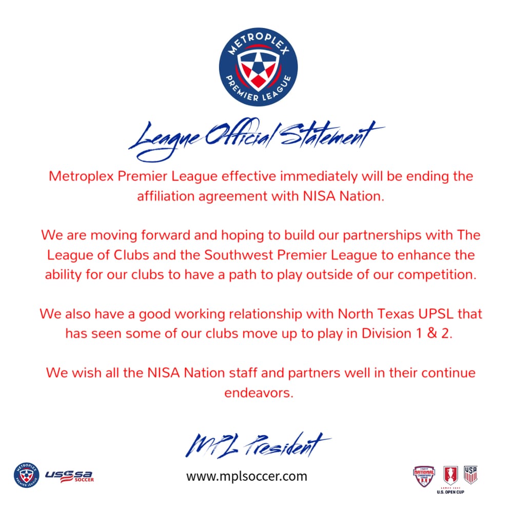 NISA now aims to restart pro league with fall tournament